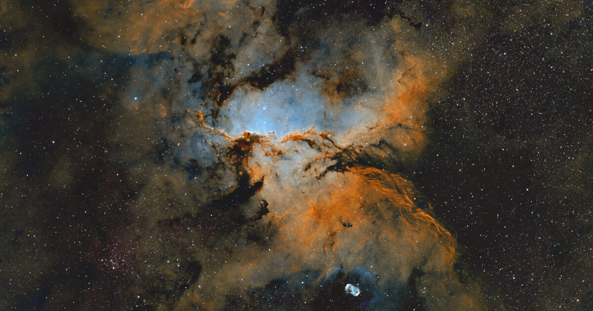 Rim Nebula aka The Fighting Dragons | Telescope Live